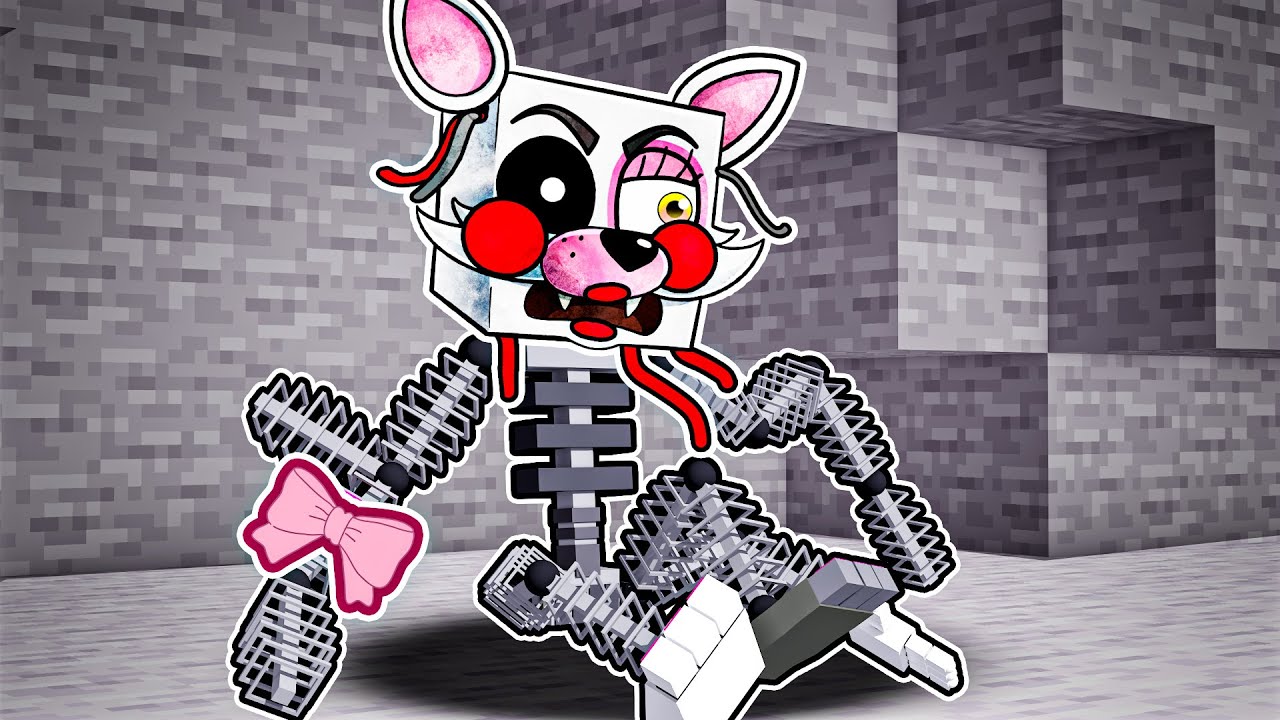 Mangle BETRAYED Glamrock Freddy in Minecraft Security Breach - YouTube