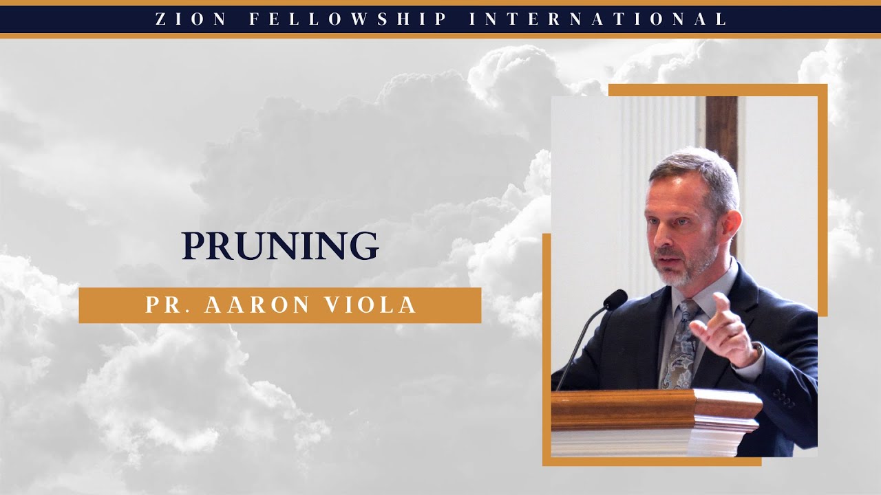 Pruning - Pr. Aaron Viola || 2024 Spring Pastors' Convention - YouTube
