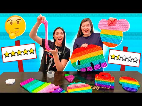 Mrs. Bench RATING Nichole Jacklyne's Slime and Fidget Toy Shop! - YouTube