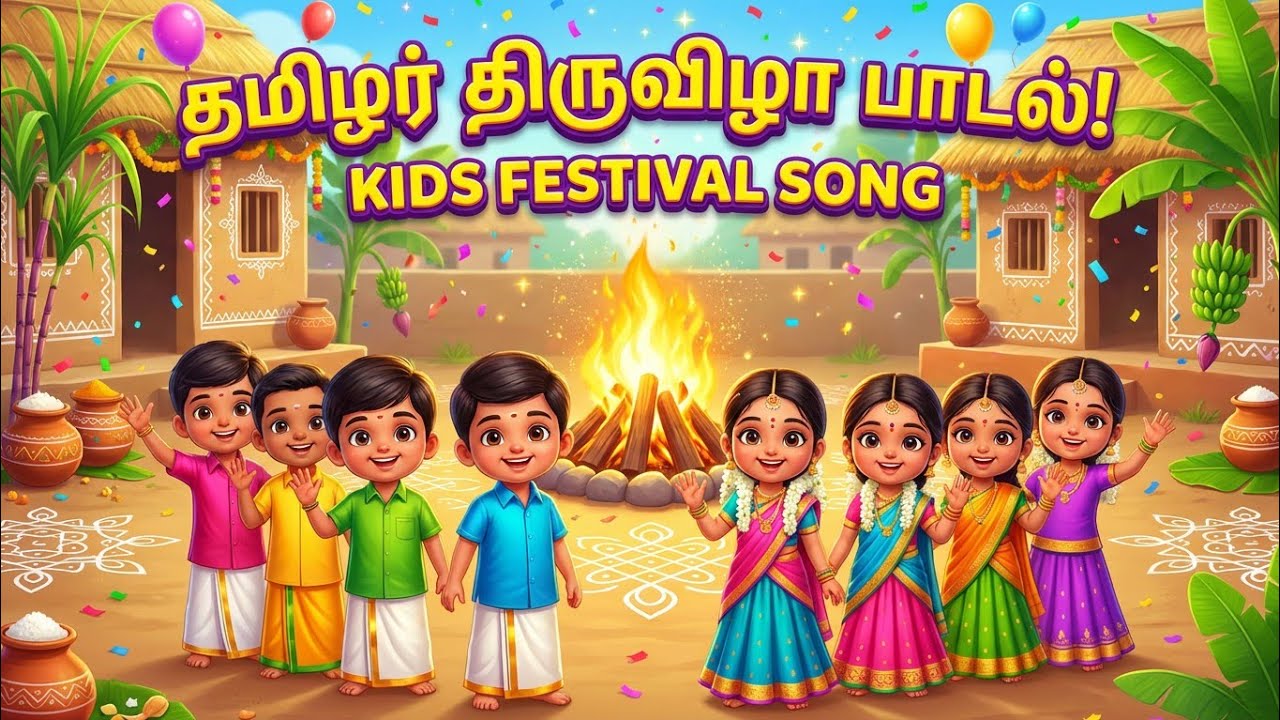 🔥 போகி போகி பண்டிகையே | Bhogi Festival Kids Song | JOOTV Tamil Rhymes 🎊 ...