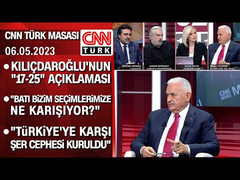 Binali Yıldırım, seçime günler kala siyasetin nabzını değerlendirdi - CNN TURK Masası 06.05.2023