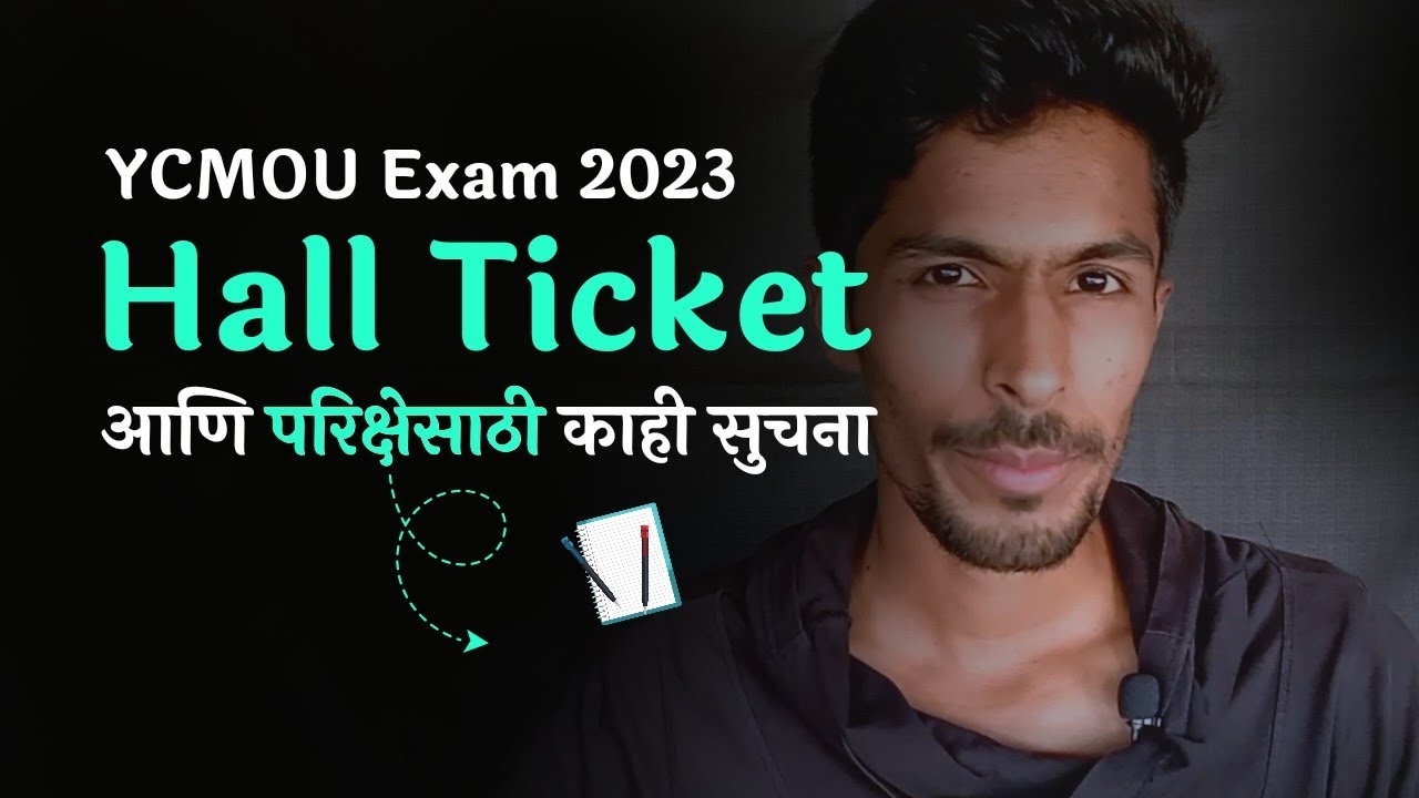 Ycmou Hall Ticket 2023 Kahi Mahatvachya Suchana - YouTube