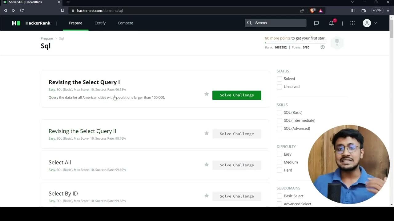 Playlist Introduction Hackerrank Sql Problem Solving Youtube