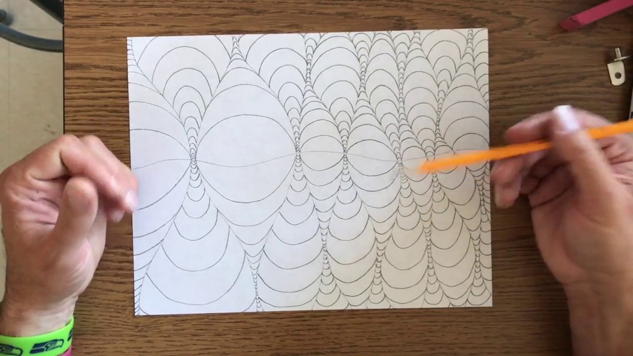 Wavy Line Design 1 - YouTube