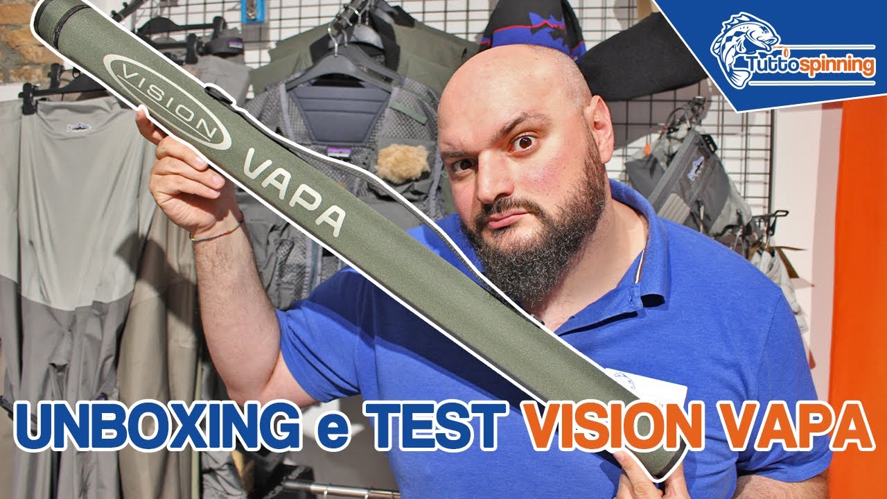 VISION VAPA 🎣 UNBOXING & TEST IN PESCA - YouTube
