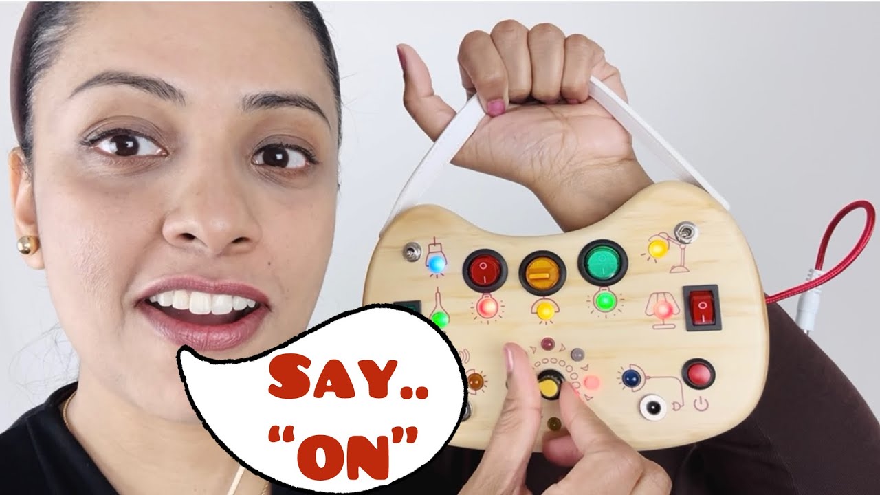 Speech practice - ON , OFF, Colors, All done - YouTube