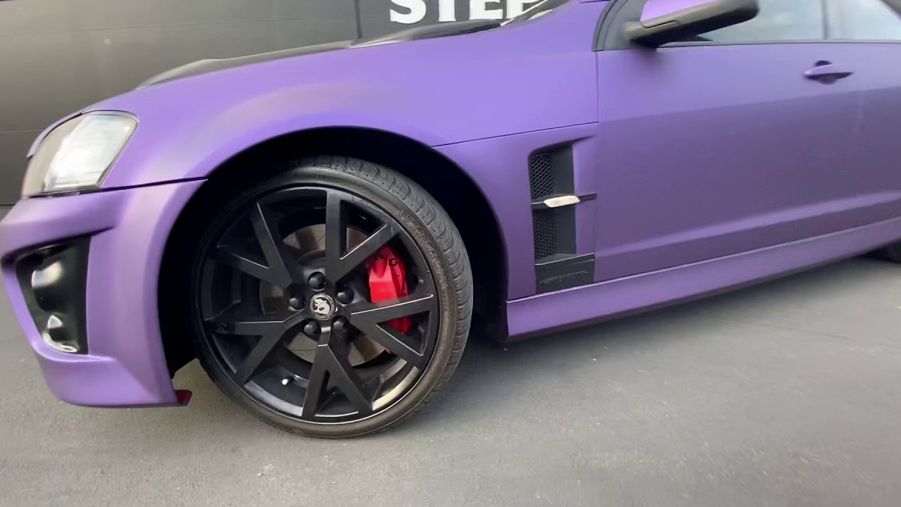 2008 Holden HSV GTS Matte Wrap - YouTube