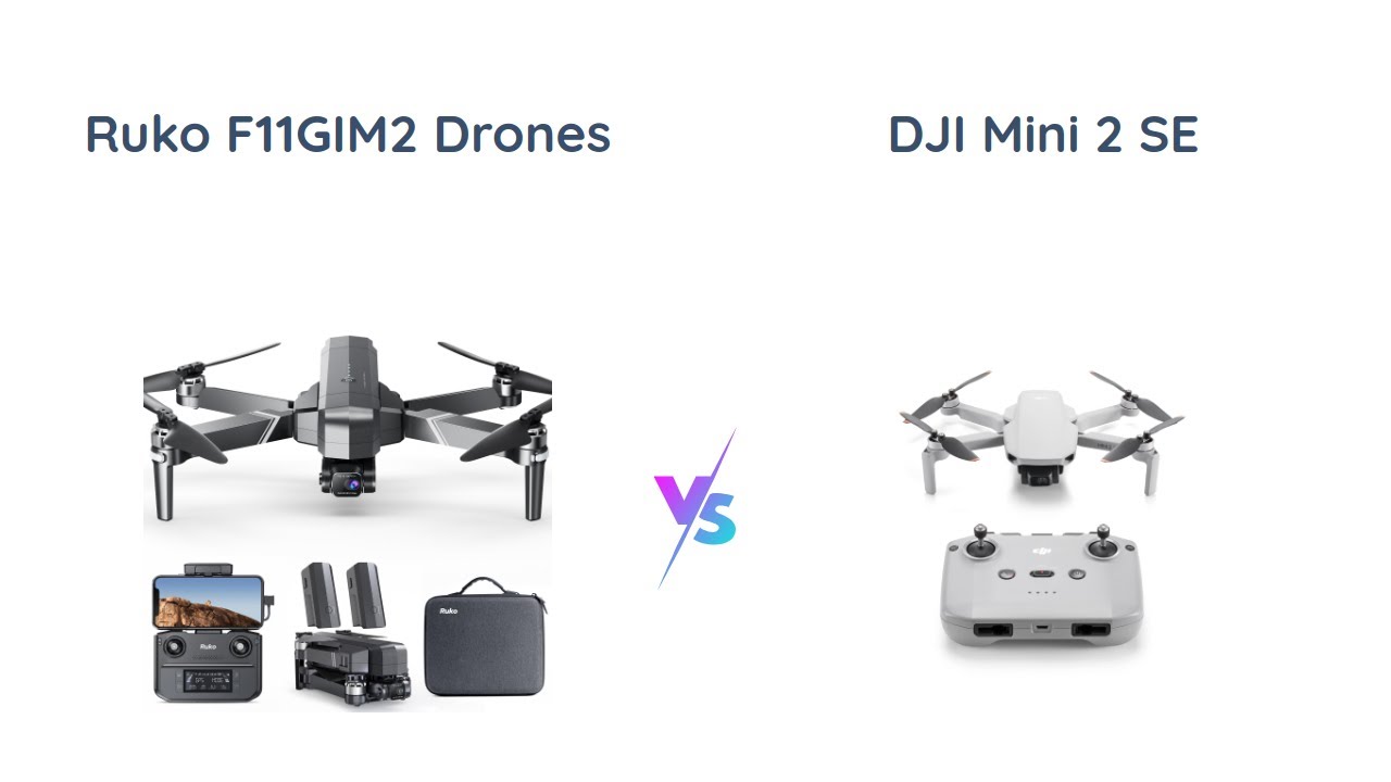 🚁 Compare Ruko F11GIM2 Drones vs DJI Mini 2 SE 🎥 - YouTube