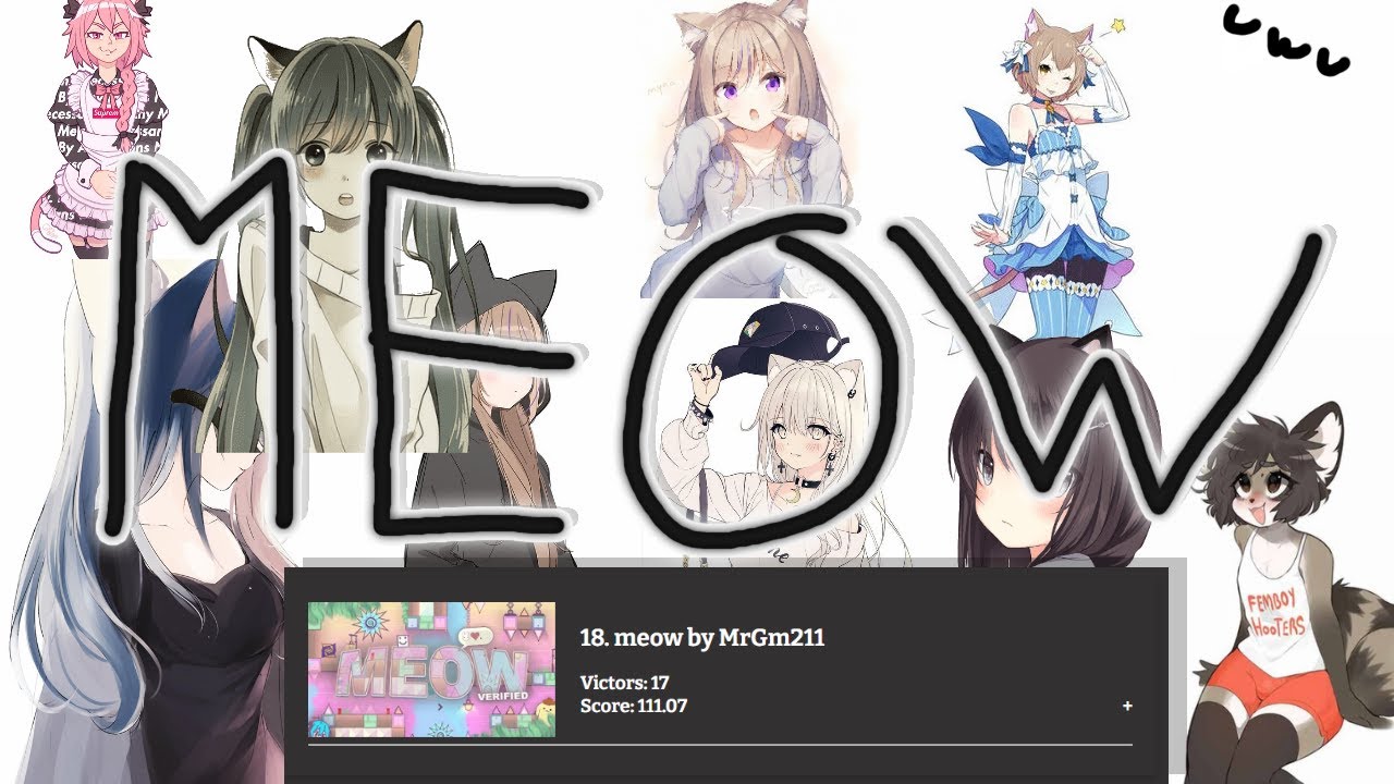 (Insane Demon) "Meow" 100% By MrGm211 - Geometry Dash - YouTube