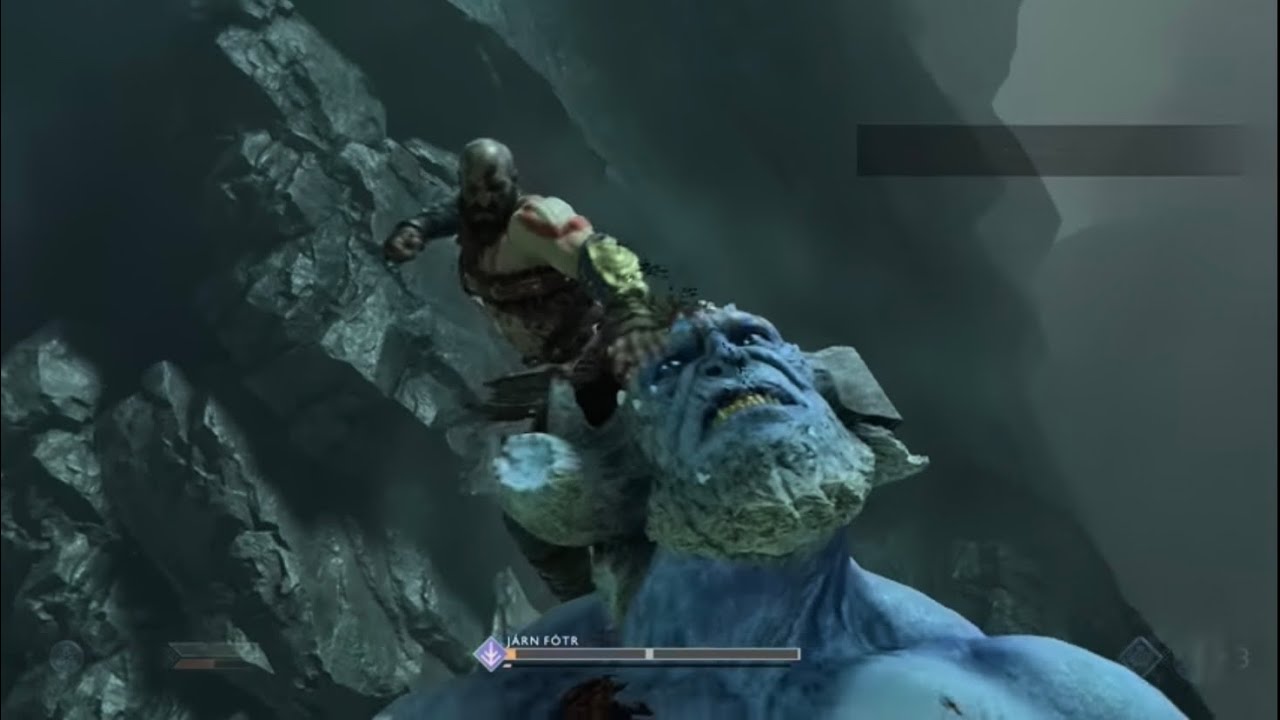 God of War 4 - Kratos vs Giant Monster Epic Fight - PS 5 Gameplay - YouTube