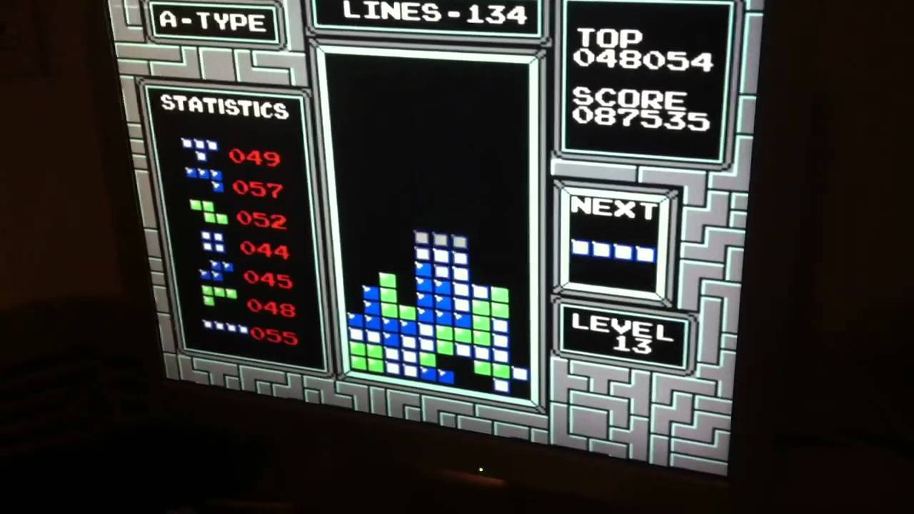 Josh Barnes Tetris score - YouTube