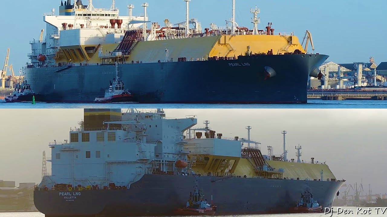 PEARL LNG (LNG Tanker) in Klaipeda Port - YouTube