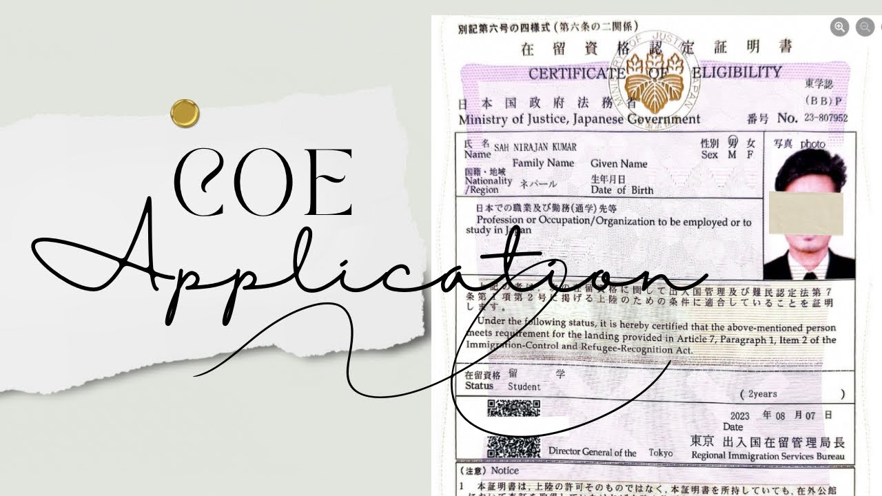 2024 Complete COE Application || Consulate General of Japan || - YouTube