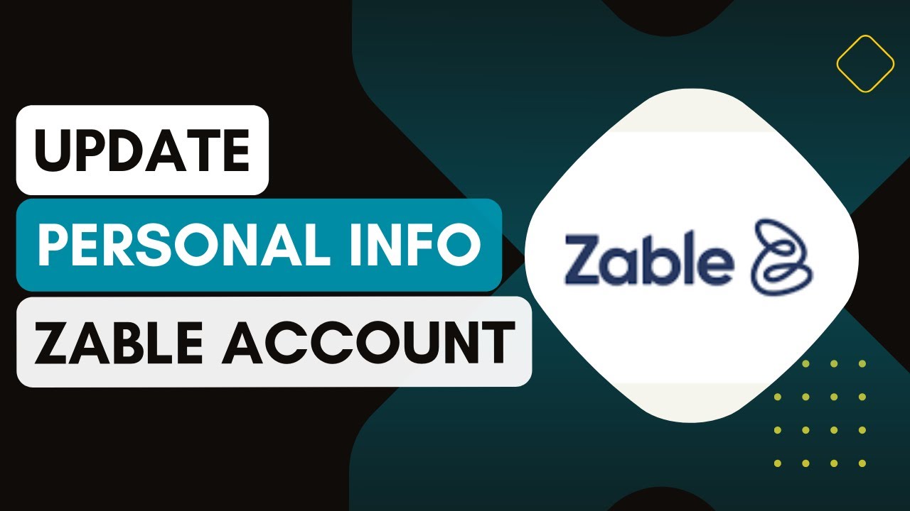 How Do I Update My Personal Information Or Preferences On Zable ! - YouTube