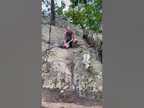 sophie climbs rocks like a goat - YouTube
