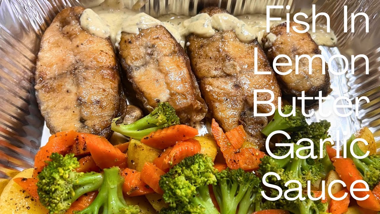 Pan Grilled Fish In Lemon Butter Garlic Sauce|| Seafood Recipe - YouTube