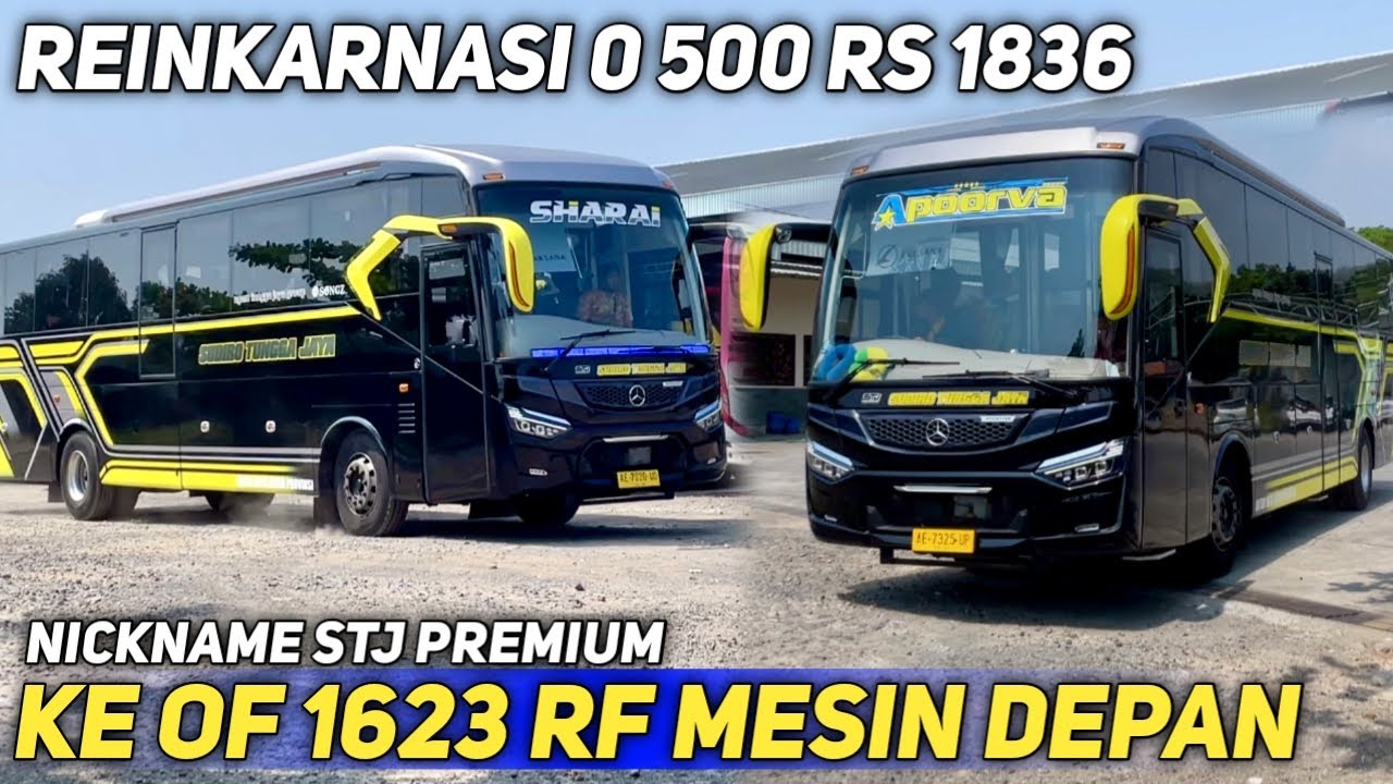 REINKARNASI STJ MERCY O 500 RS 1836 KE OF 1623 MESIN DEPAN - YouTube