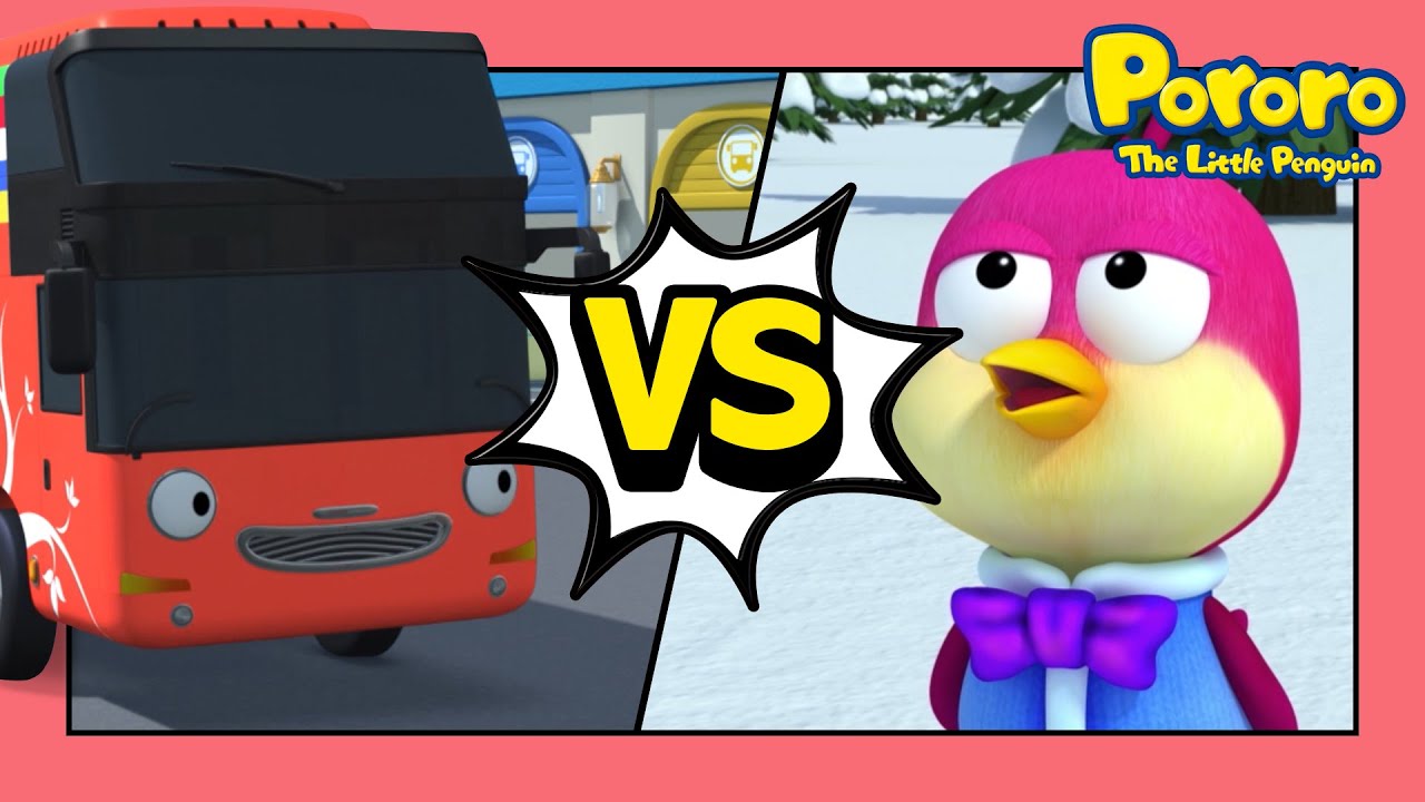 Pororo X Tayo Character Battle | #5 Surprise Gift | Learn Healthy ...
