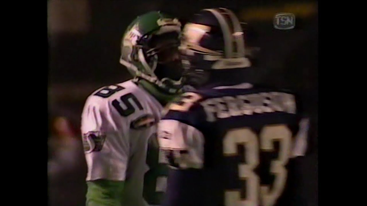 October 24, 1997 - CFL - Saskatchewan Roughriders @ Winnipeg Blue ...