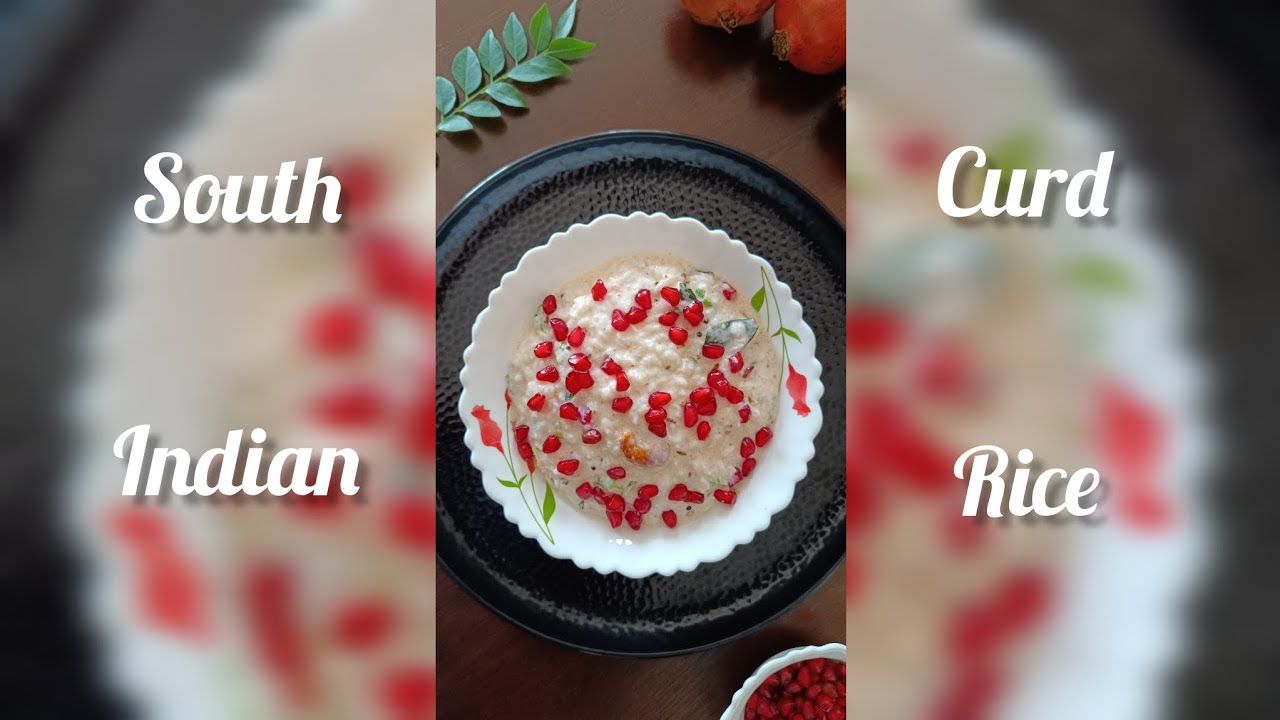 Curd Rice Recipe / South Indian Recipe Kerala Style/ Curd Rice Tadka ...