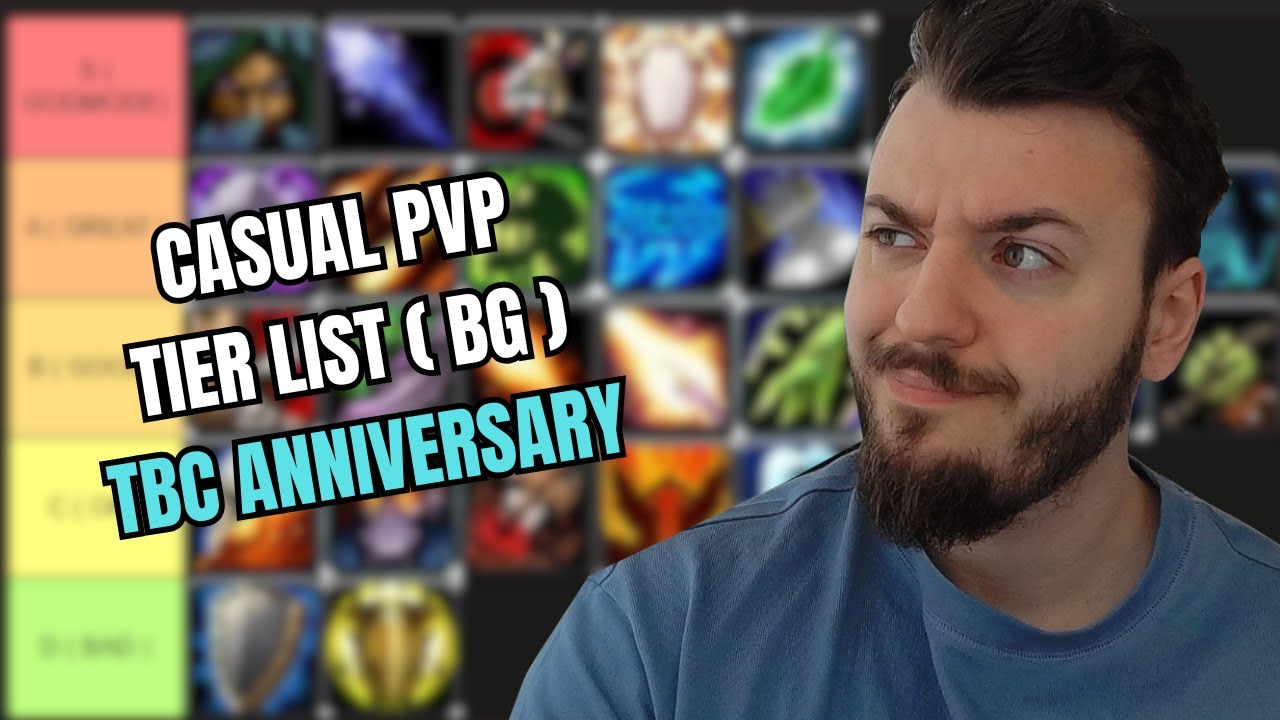 ULTIMATE BG PVP TIER LIST TBC CLASSIC ANNIVERSARY - YouTube