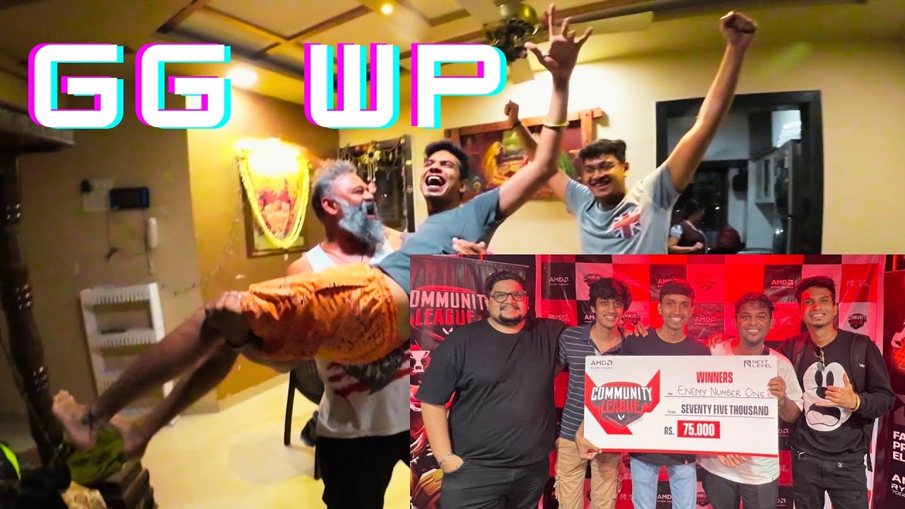 Won the Tournament | Celebration Of Valorant Tournament with Fam ...