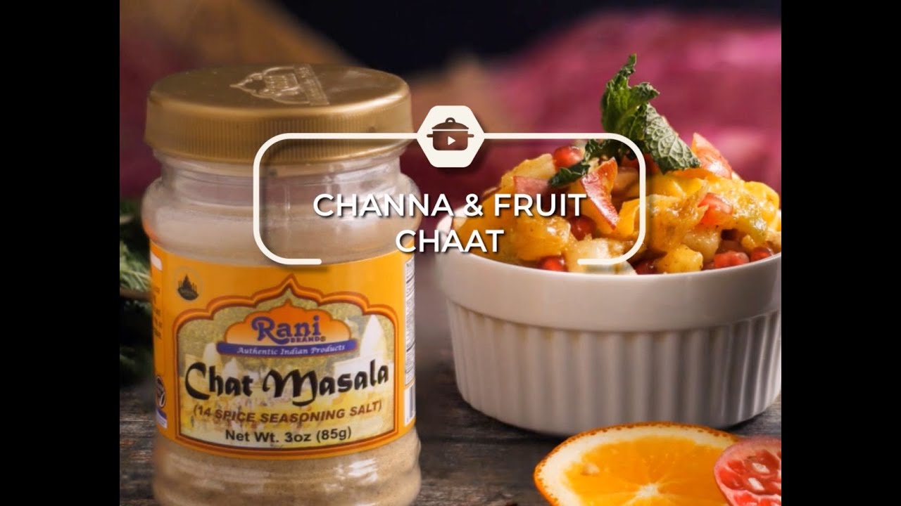 Chana & Fruit Chaat Recipe - Presented by Rani Brand! - YouTube