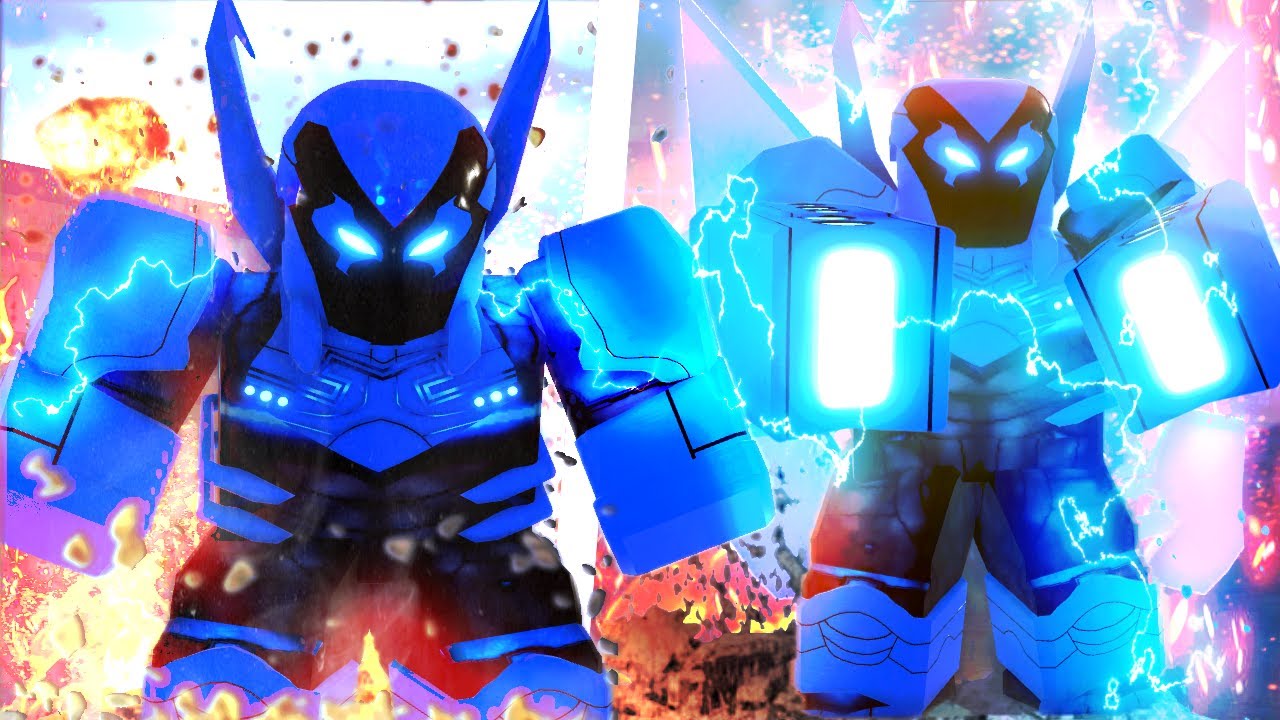First Working Nanotech Blue Beetle Suit In Roblox…. Kryptonian Battlegrounds - YouTube
