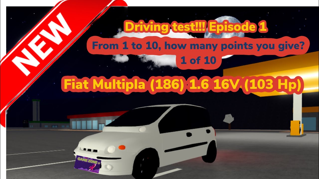 Fiat Múltipla 1.6, Roblox cars driving test. car dealership tycoon ...