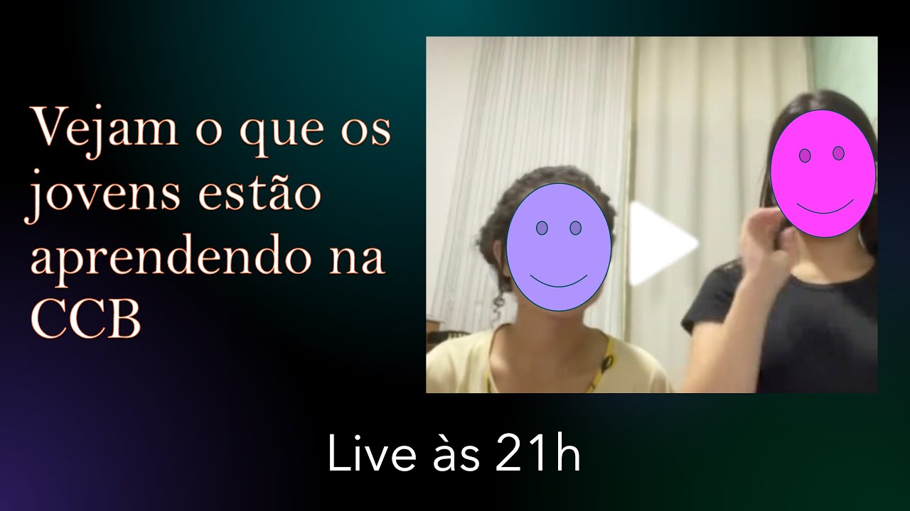 Vejam o que os jovens aprendem na CCB - Brincadeira de jovens revelam problemas graves da CCB ...