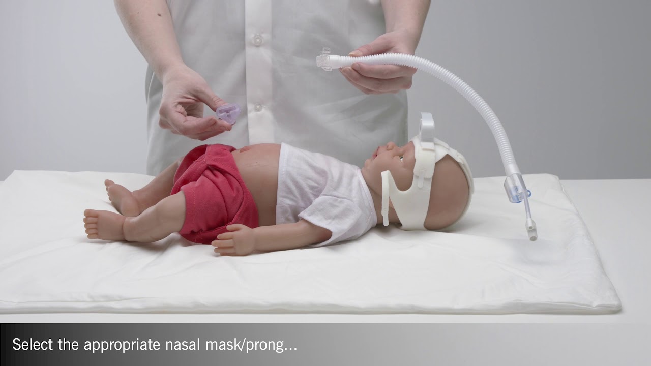 The First Breath nCPAP and Headgear Application Video - YouTube