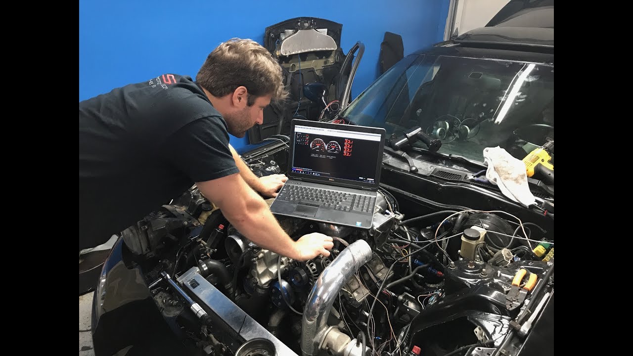 I fried the computer on my 3 Rotor RX7 - YouTube