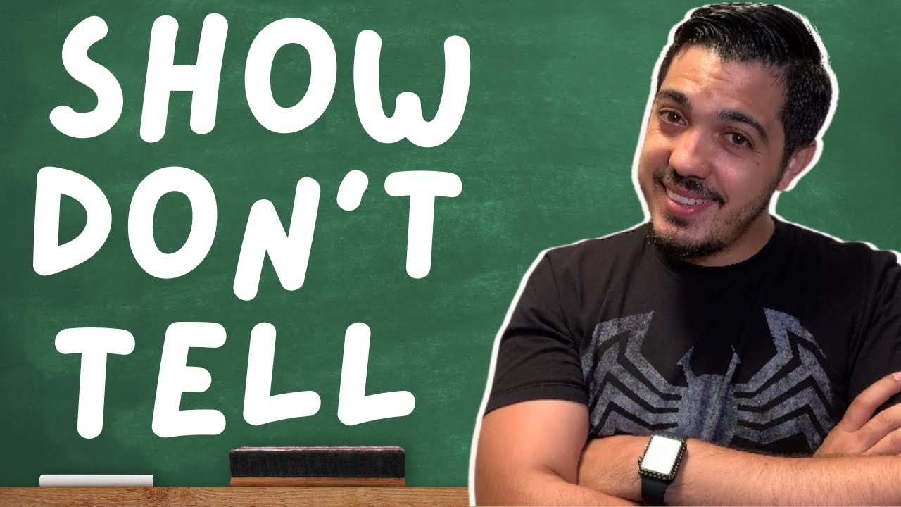Show Don't Tell Writing | Creative Writing Lessons for beginners - YouTube