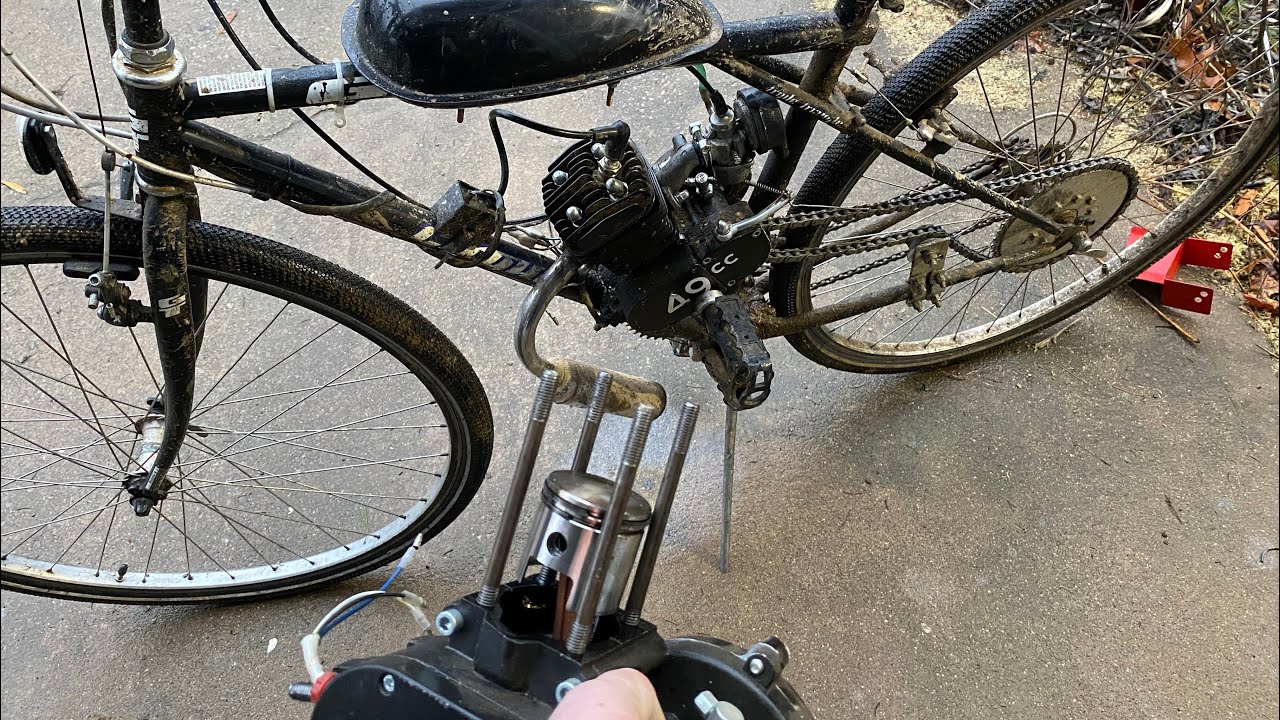 Motorized Bike Top End Rebuild *Very Easy* - YouTube
