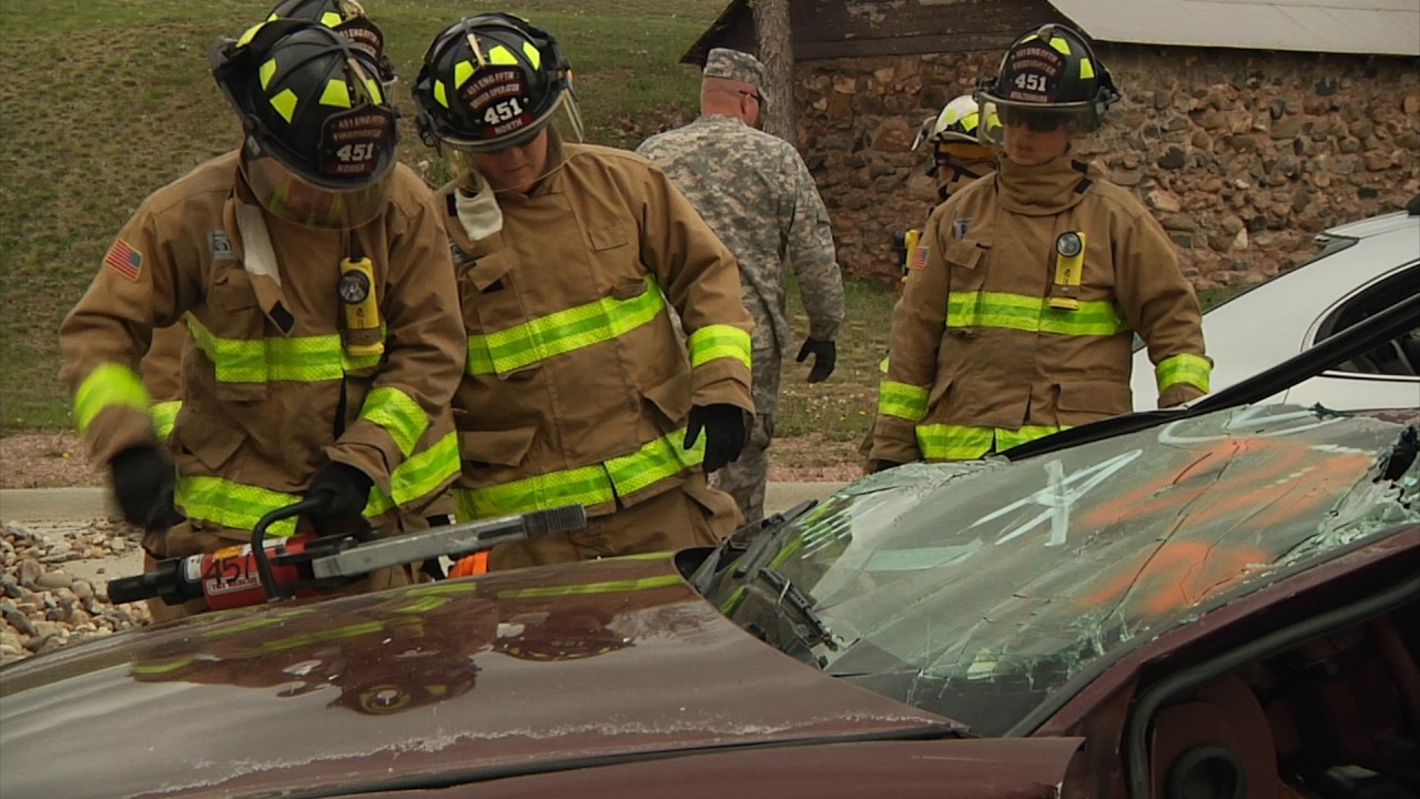 SDARNG Firefighters Conduct Annual Training - YouTube
