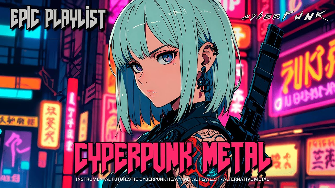 Neon Nights Metal ⚡ Cyberpunk Tracks for Futuristic Battles [𝙲𝚈𝙱𝙴𝚁𝙿𝚄𝙽𝙺 ...