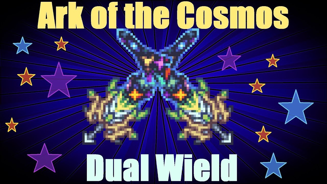 dual wield Ark of the Cosmos vs vanilla bosses ll calamity mod ll dual ...