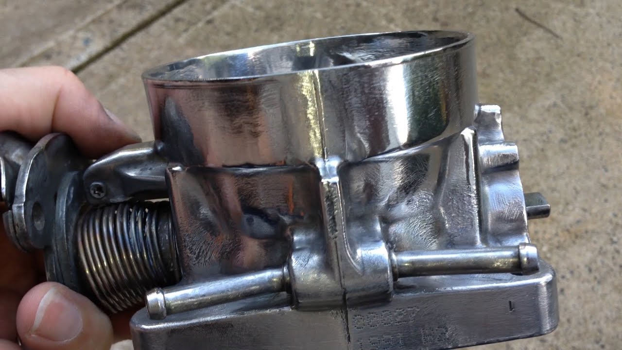Porting and Polishing GM Chevy Tahoe Vortec Engine Throttle Body LS ...