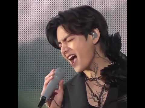 #Btsv# V's part from online concert/ fake love👀🤧💜😘