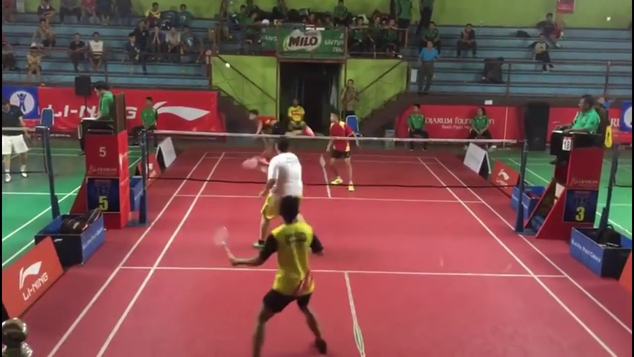 Sports for fat guy - badminton - YouTube