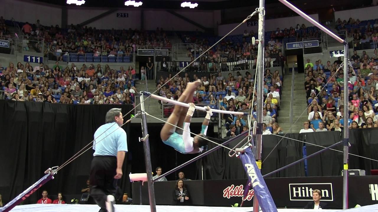 Nia Dennis - Uneven Bars - 2016 P&G Gymnastics Championships – Sr ...