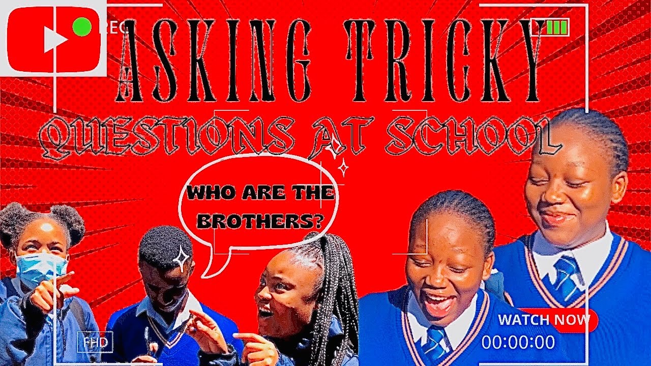 ASKING TRICKY QUESTIONS AT SCHOOL//TUMCASH MONKWE//MUST WATCH😂💔 - YouTube