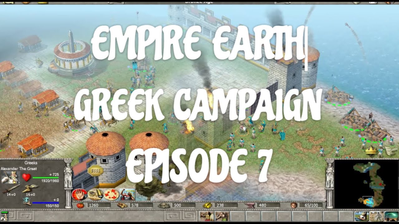 Empire Earth - Greek Campaign Episode 7 - A Conqueror is Born - YouTube