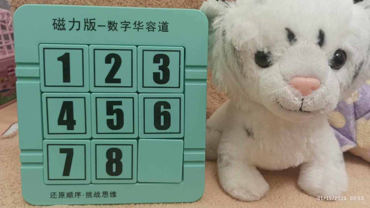 HOW TO SOLVE THE 8 NUMBER PUZZLE #ASMR - YouTube