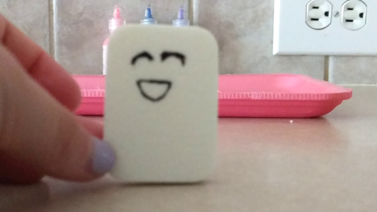 How to make a squishy (with a makeup sponge) - YouTube