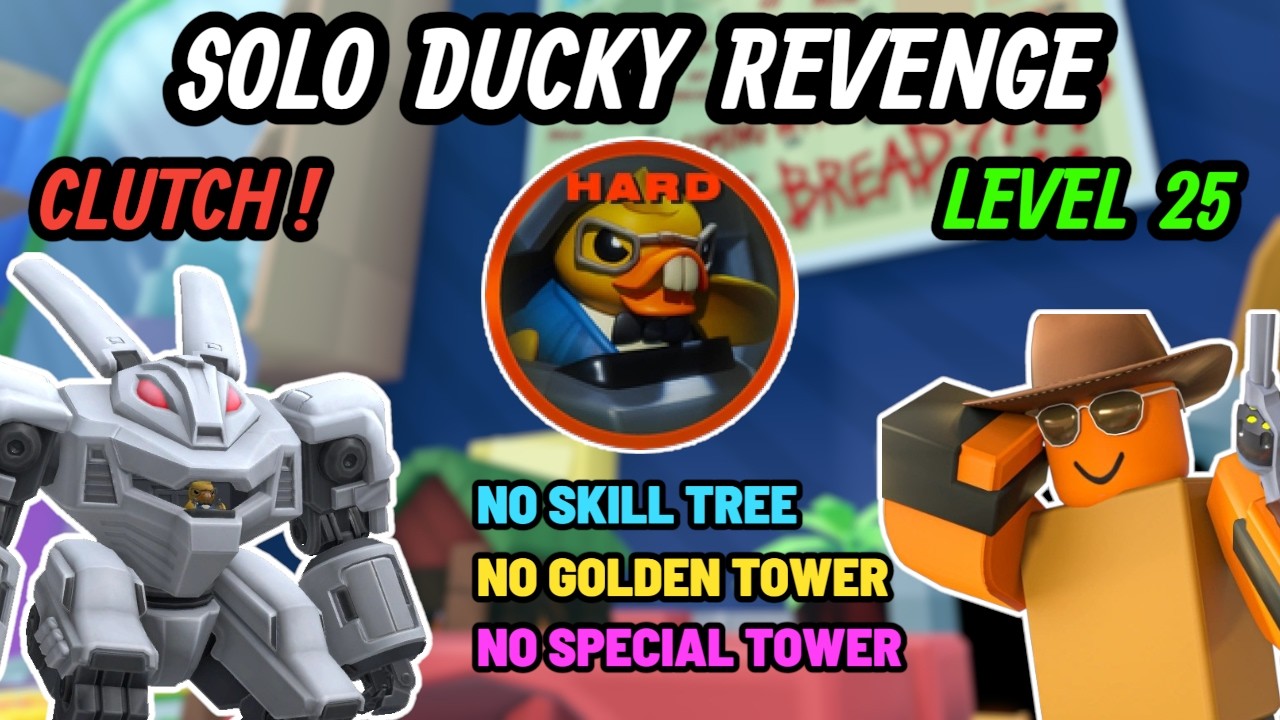 Solo Ducky Revenge (2026) Hard Mode Triumph With Lvl 25 Loadout ...