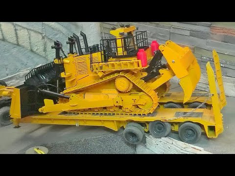 WORLD'S LARGEST Dozer Caterpillar D11 Takes Over the Construction Site ...