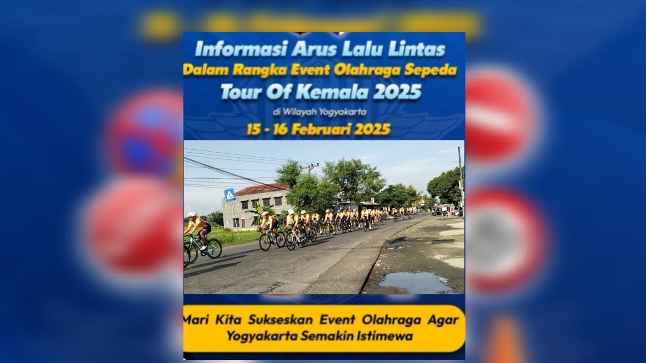 EVENT OLAHRAGA SEPEDA TOUR OF KEMALA 2025 WILAYAH JOGJA‼️@STORY_JOGJA ...