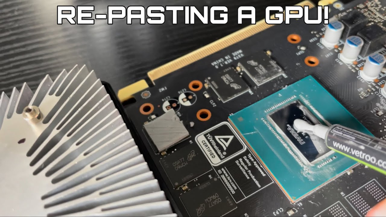 How To RE-PASTE A Lenovo Legion GPU! - YouTube