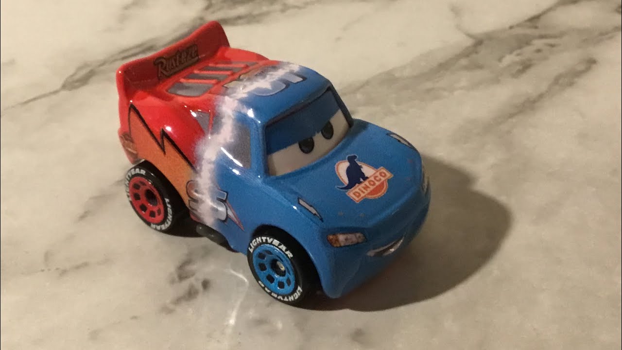 Cars Mini Racer Transforming Lightning McQueen Review - YouTube